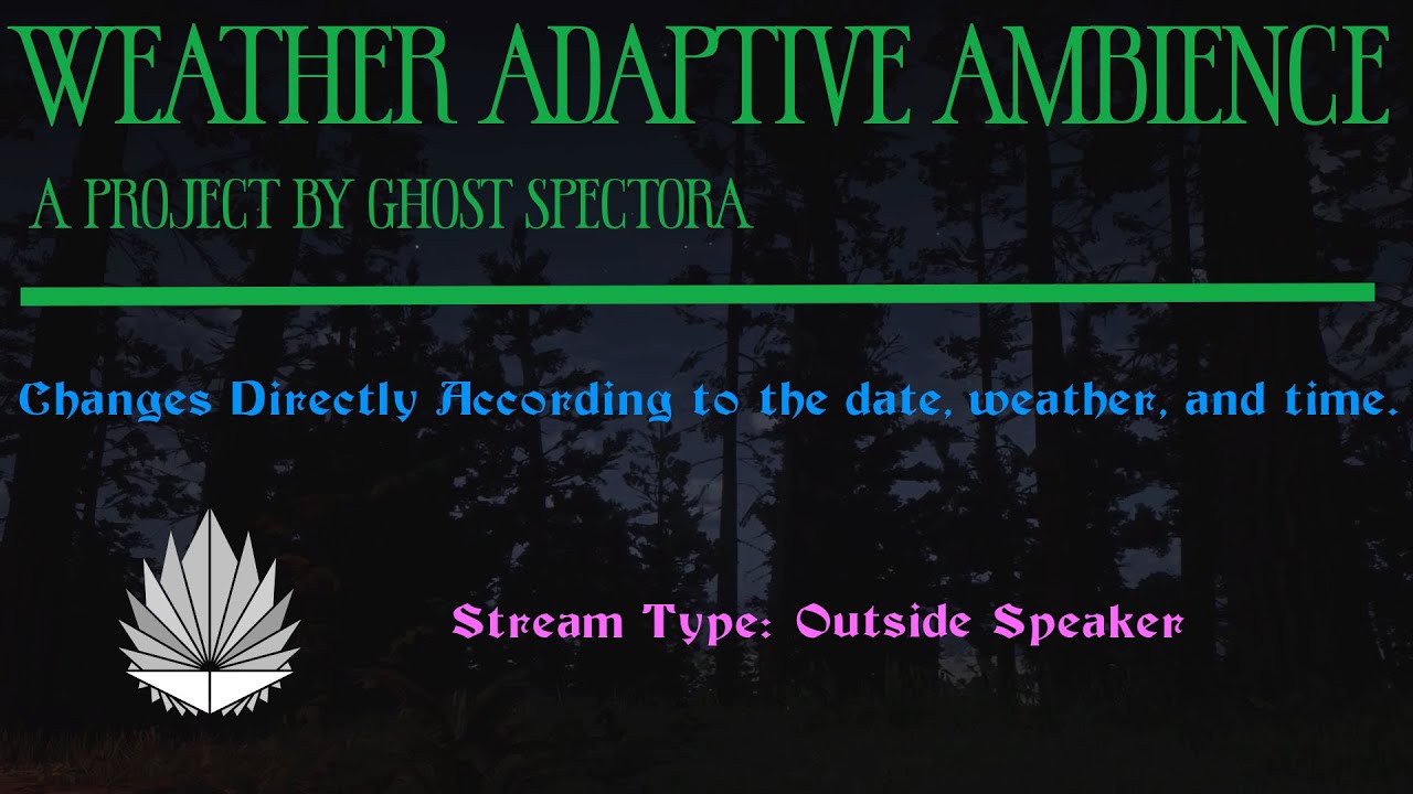 A Calm Forest Walk At Night In Winter | Adaptive Ambience (Outside ...