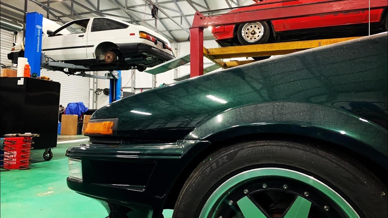Touge Techniques: AE86 Clutch Fan - YouTube