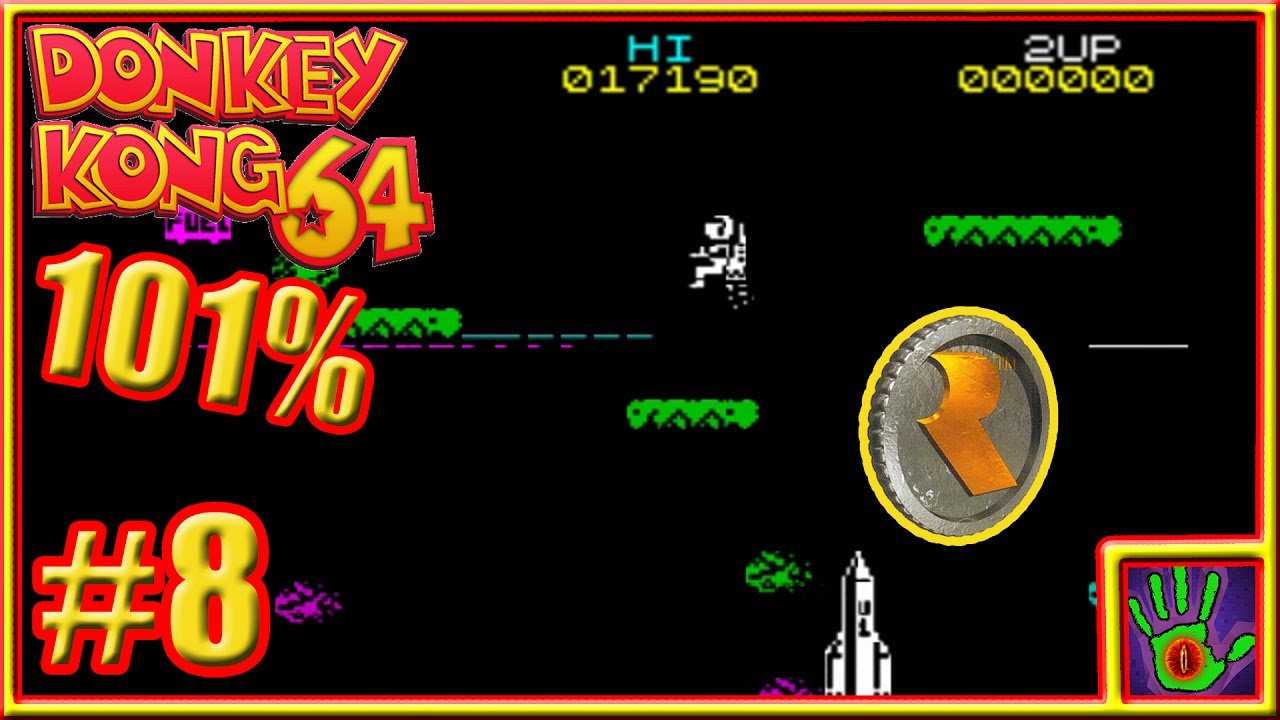 Donkey Kong 64 (N64) guía 101% #8: Jetpack - Moneda Rareware - YouTube