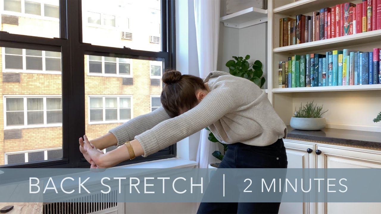 Back Stretches at your Desk | 2 Minutes - YouTube