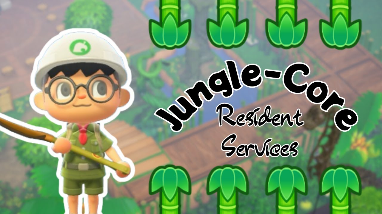 Resident Services // ACNH Jungle-core // Animal Crossing New Horizons ...