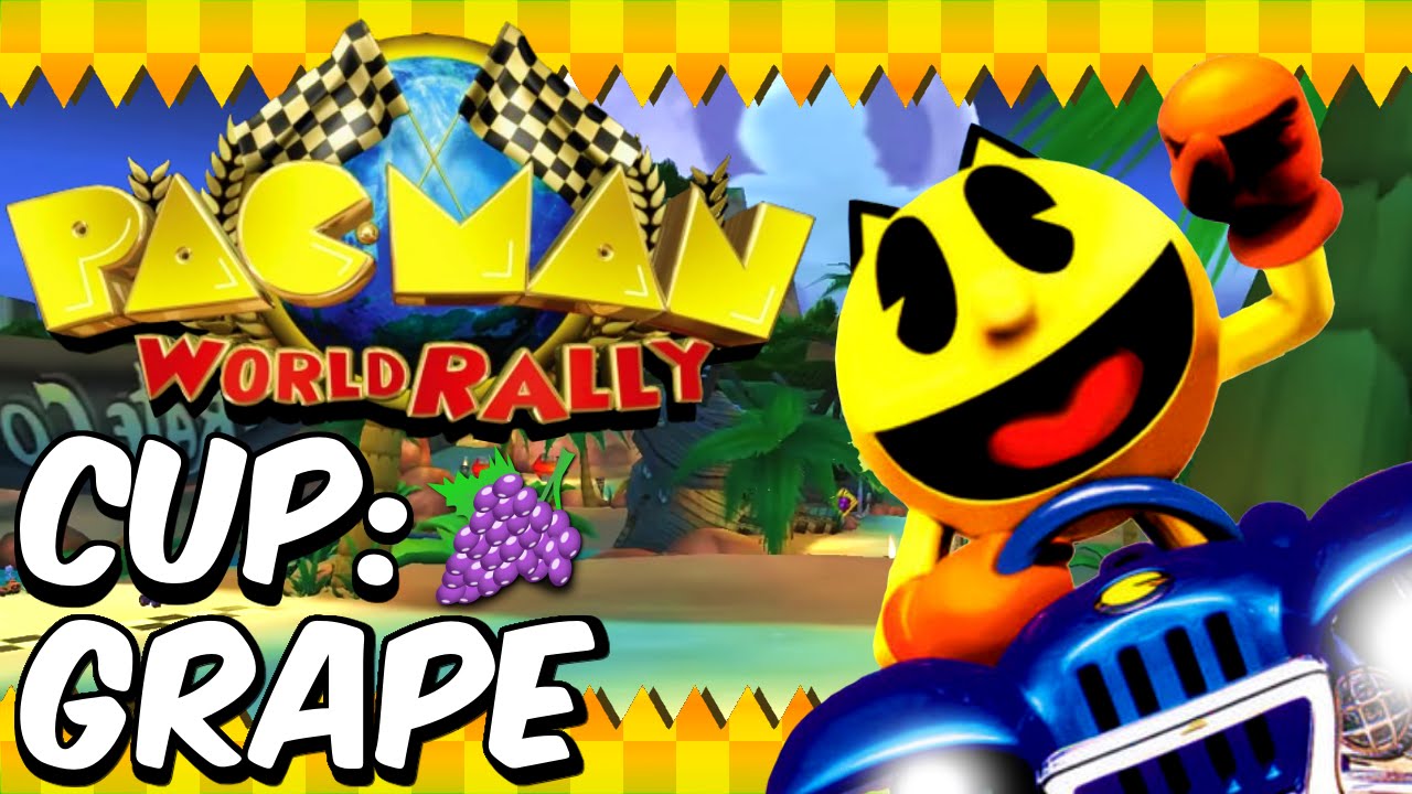 Pac-Man World Rally - Grape Cup - Normal Mode - YouTube
