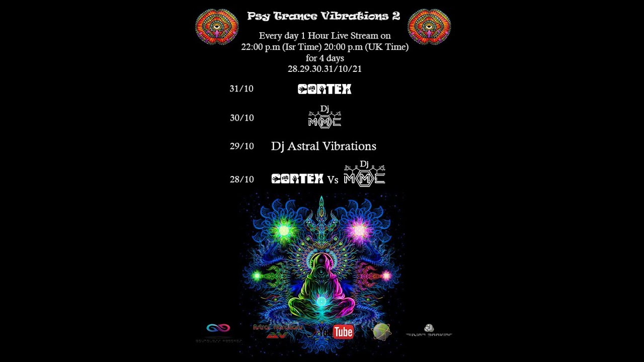 Dj Astral Vibrations - Live Mix | Psy Trance Vibrations 2 (Online Party ...