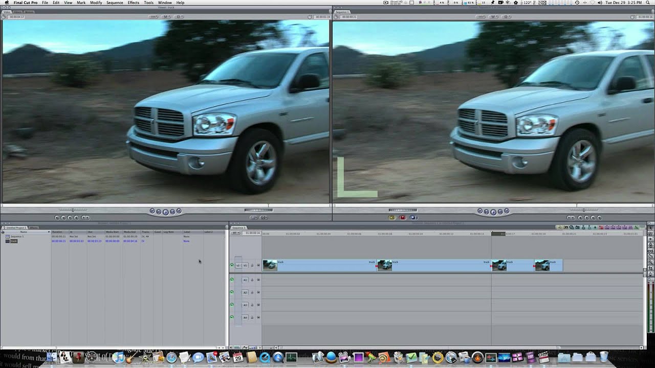 Final Cut Pro 7 Tutorial Using Match Frame To Change Clip Speed Final Cut Pro 7 Tutorial Using Match Frame To Change Clip Speed