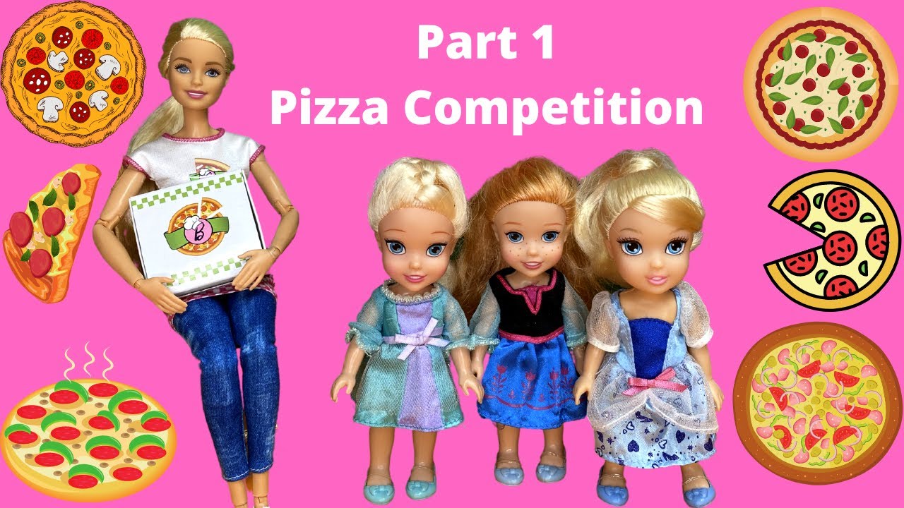 Pizza Making PART 1 ! Elsa and Anna Toddlers | At Pizzeria | Pizza ...