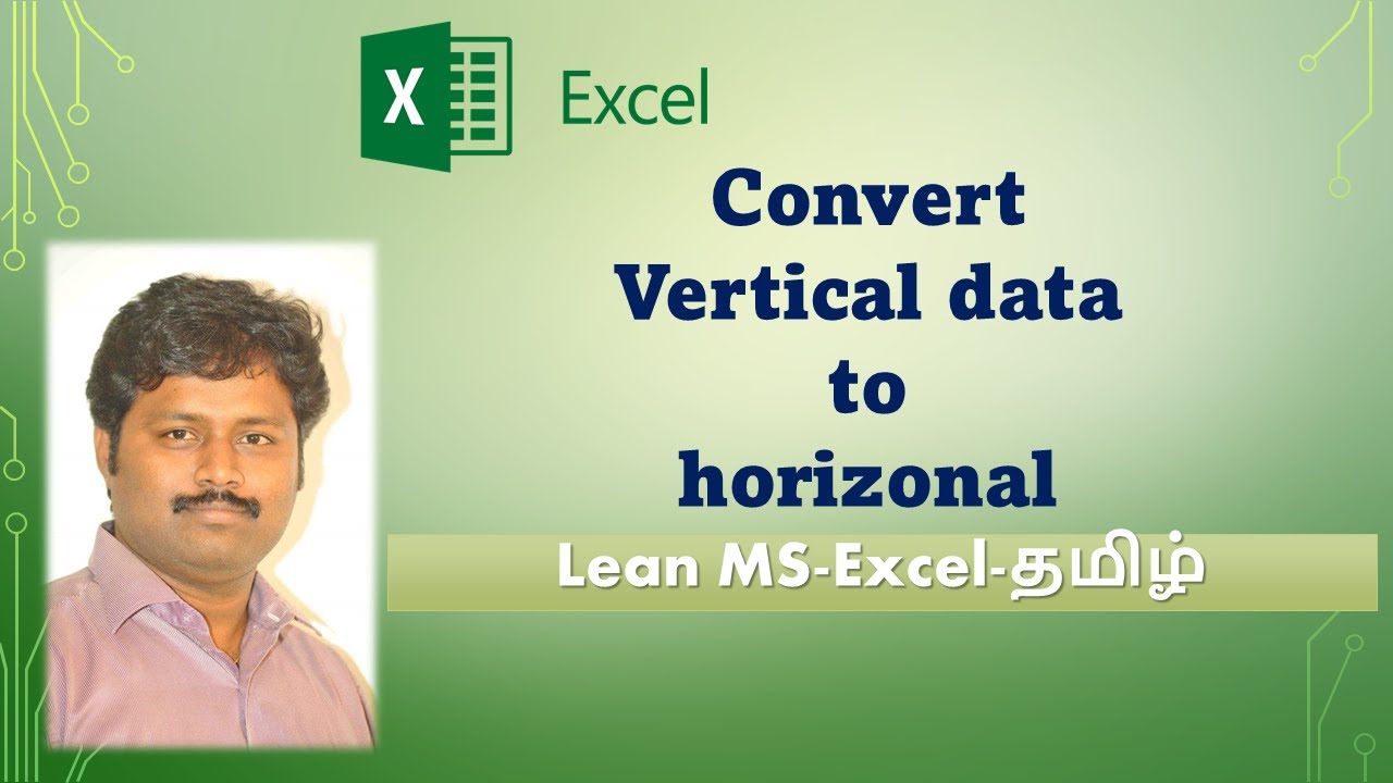 Convert Vertical Data To Horizonal In Ms Excel YouTube Convert Vertical Data To Horizonal In Ms Excel YouTube