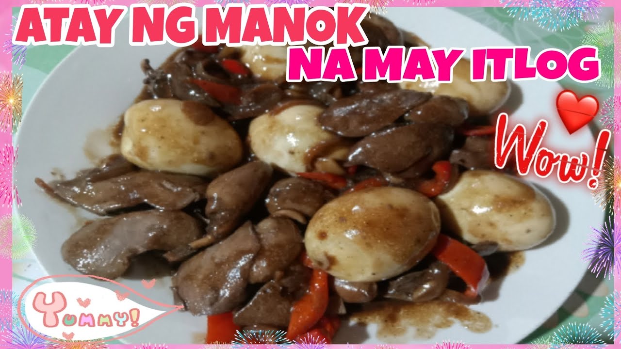 ATAY NG MANOK NA MAY ITLOG. - YouTube