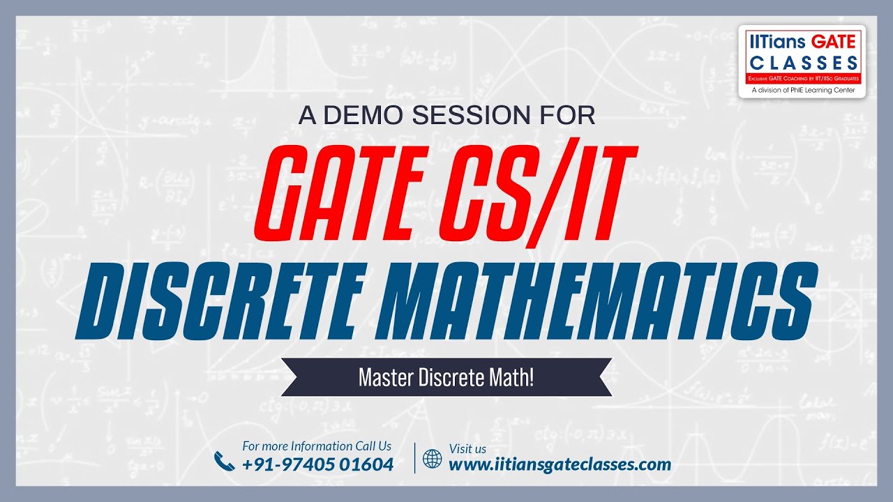 A Demo Session on Discrete Mathematics | GATE Computer Science ...
