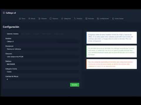 Sistema para Cafeterias en PHP MySQL Bootstrap (Introduccion CafeSysv3) - YouTube