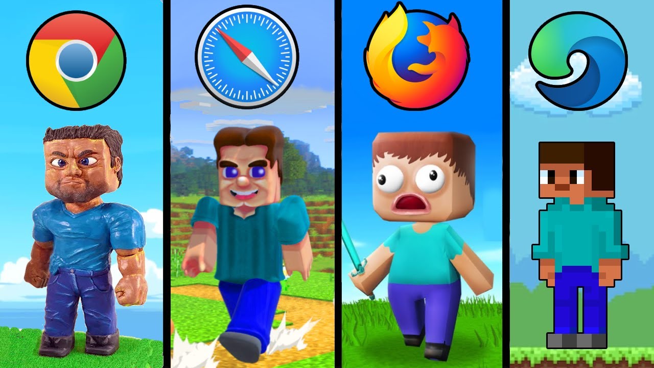 minecraft compilation be like.. - YouTube