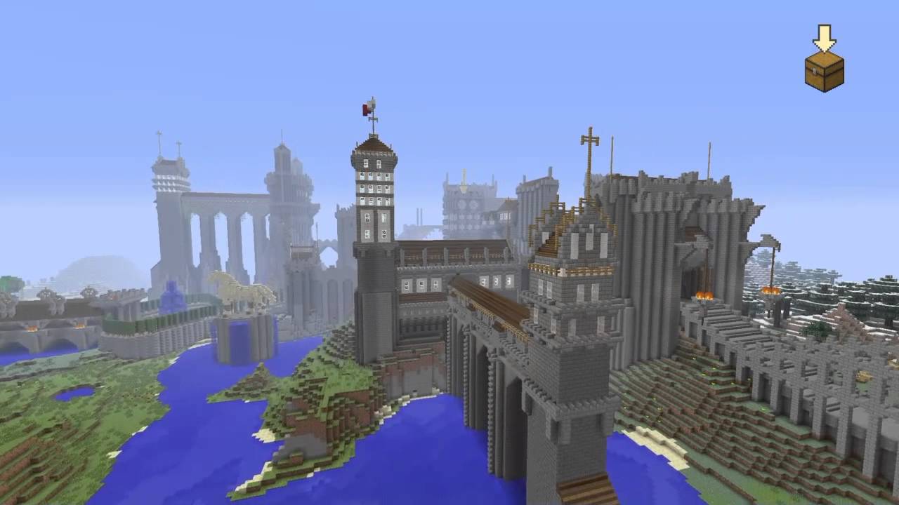 Minecraft ps 4 Wielki zamek - YouTube