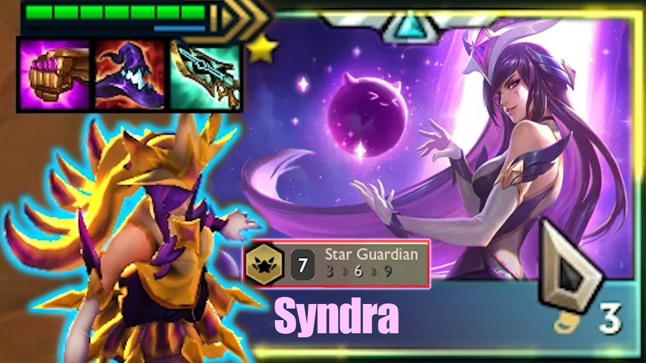 Syndra ⭐⭐⭐7 Star Guardian Tft Set3 5 Youtube