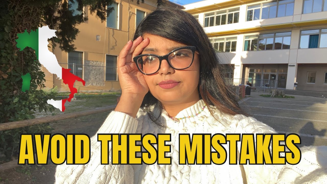 Common Mistakes in Study in Italy Process - YouTube