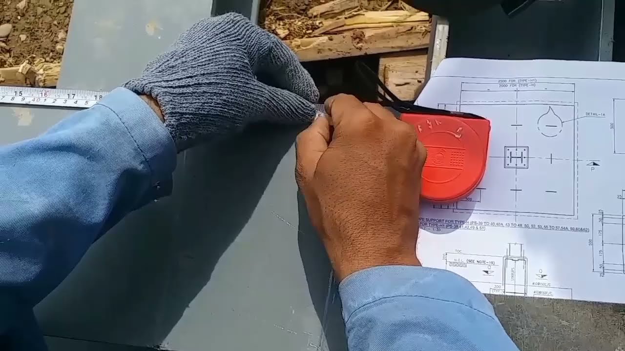 how to make structure support as per structure drawing// for fabricator ...