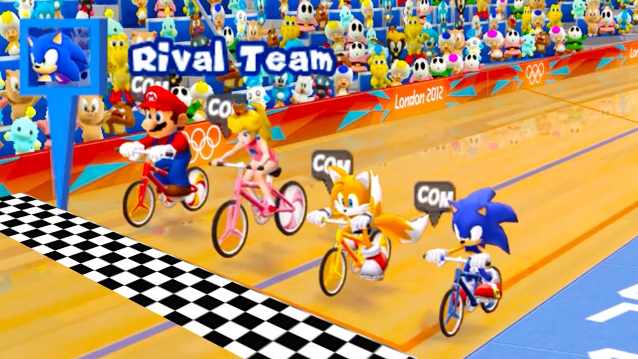 Track Cycling Extravaganza with All Characters Mario & Sonic at London ...