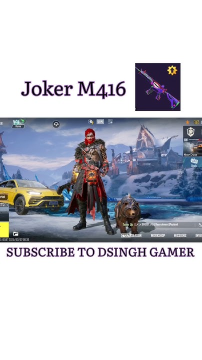 OMG JOKER M416 @DSINGH_GAMER #bgmi #pubg - YouTube