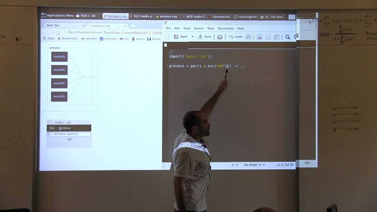 CCRMA Faust Workshop 2015 - Part 9: Iteration - YouTube