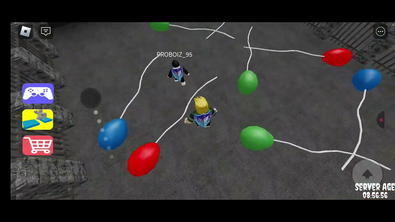 today we are playing escape the carnival horror obby l invited my ...