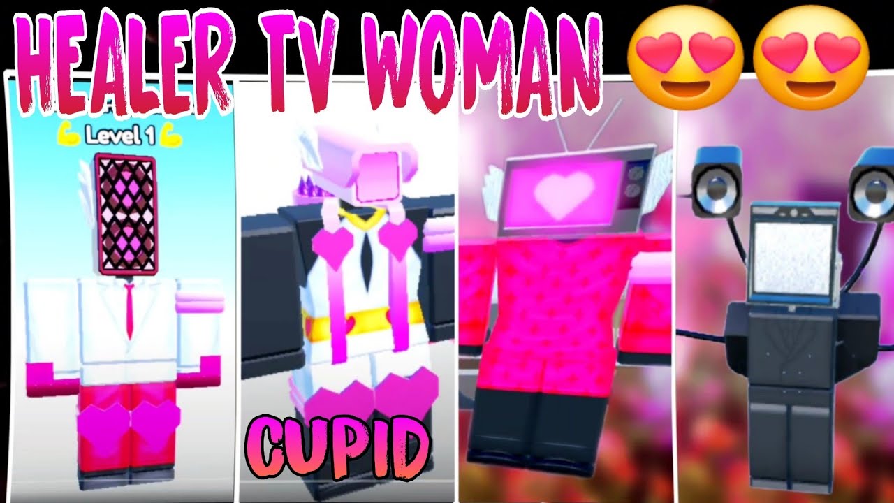 New Units | HEALER TV WOMAN, Cupid, Rose Farm | Toilet Tower Defense ...