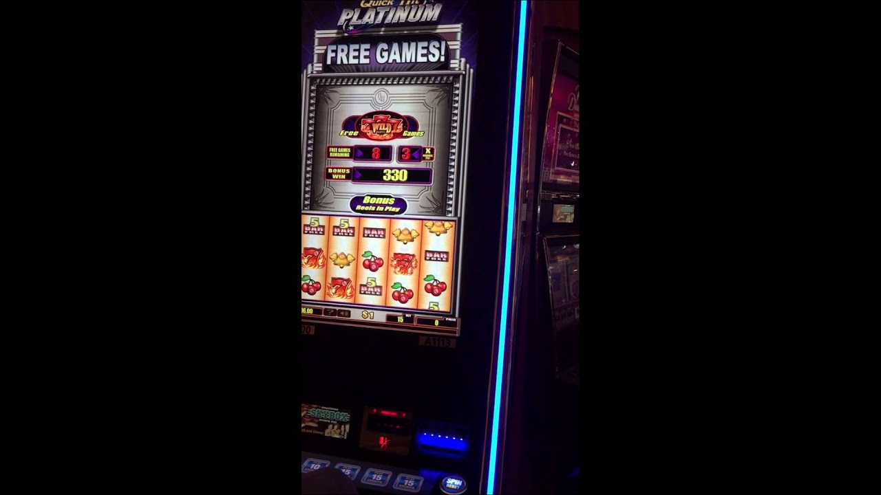 Quick hits slot machine bonus - YouTube
