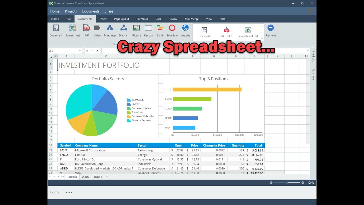 Spreadsheets That Do What? - YouTube
