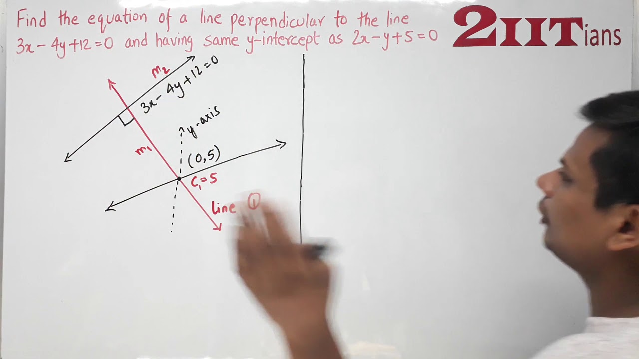Equation of a Straight line Exercise 12.2 Q 13 Class X ICSE |IIT JEE ...