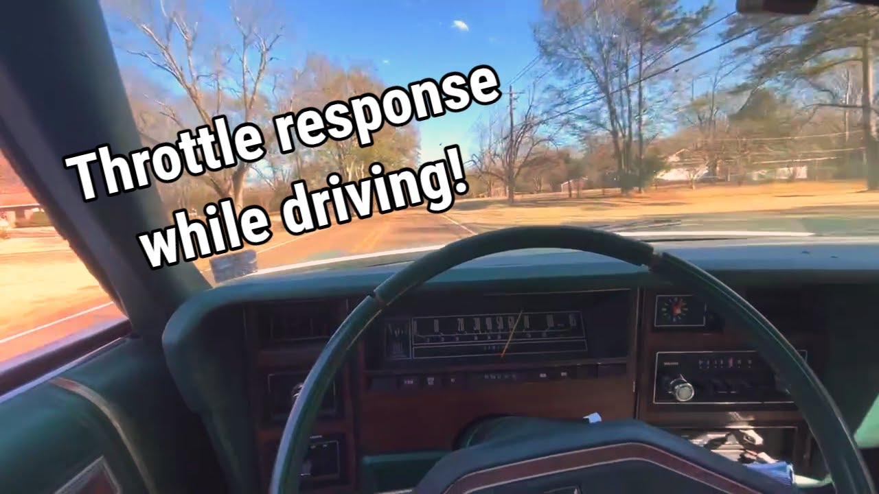 LTD throttle response while driving! + burnout attempt - YouTube