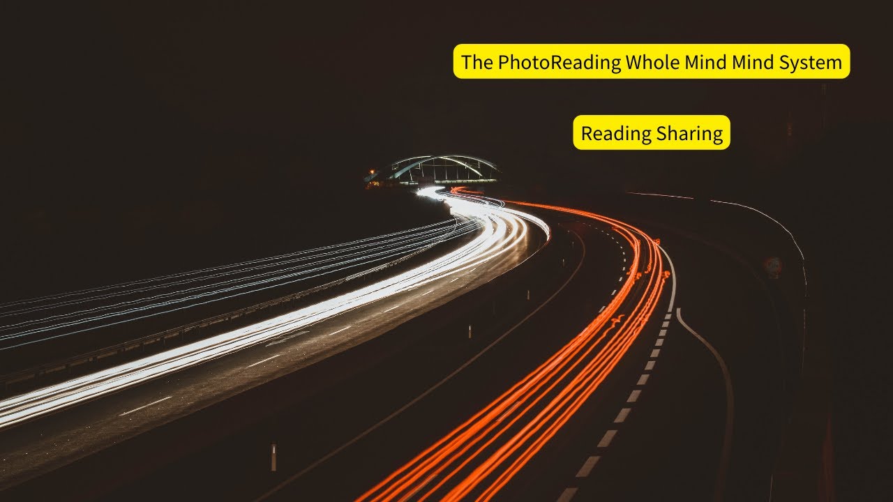 The PhotoReading Whole Mind Mind System Reading Sharing - YouTube