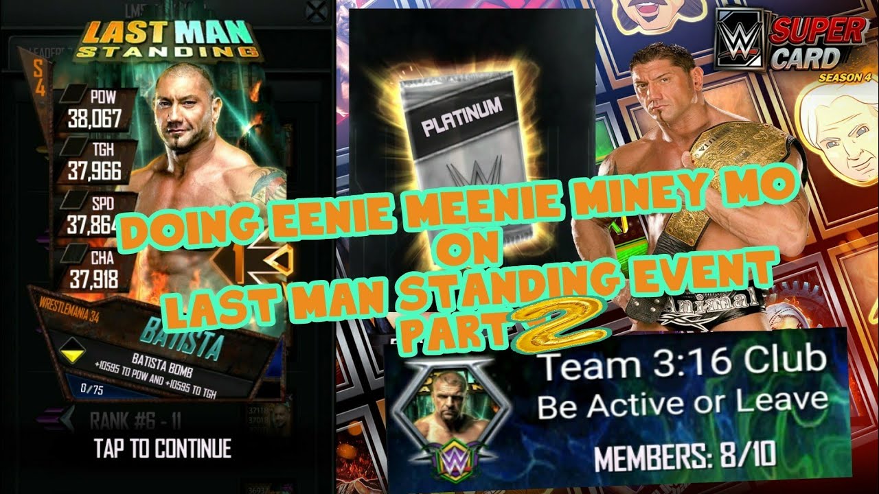 Last Man Standing Event Part 2 - YouTube