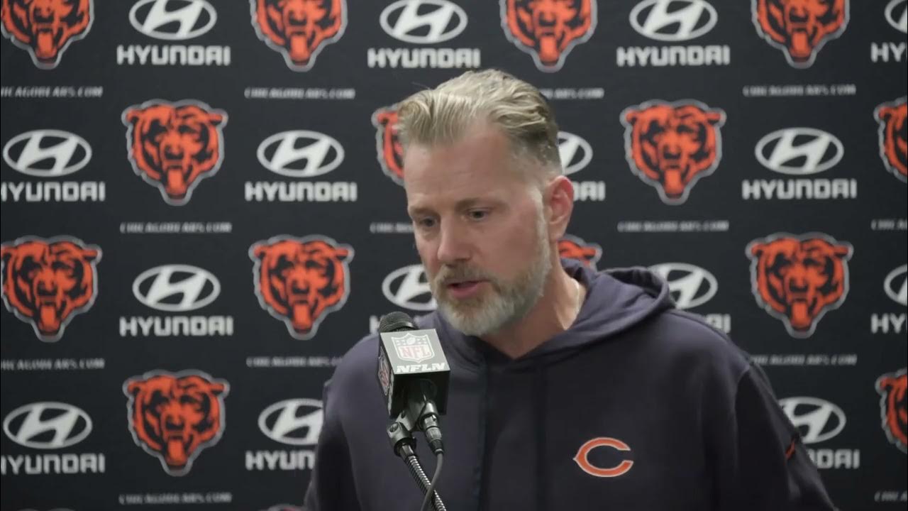 Bears Matt Eberflus Defends End of Game Time Management After Loss to Lions on Thanksgiving ...