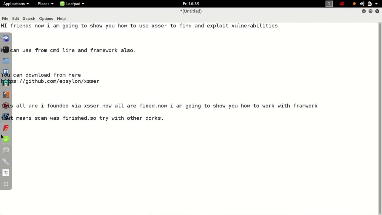 How to work with Xsser command line and GUI - YouTube