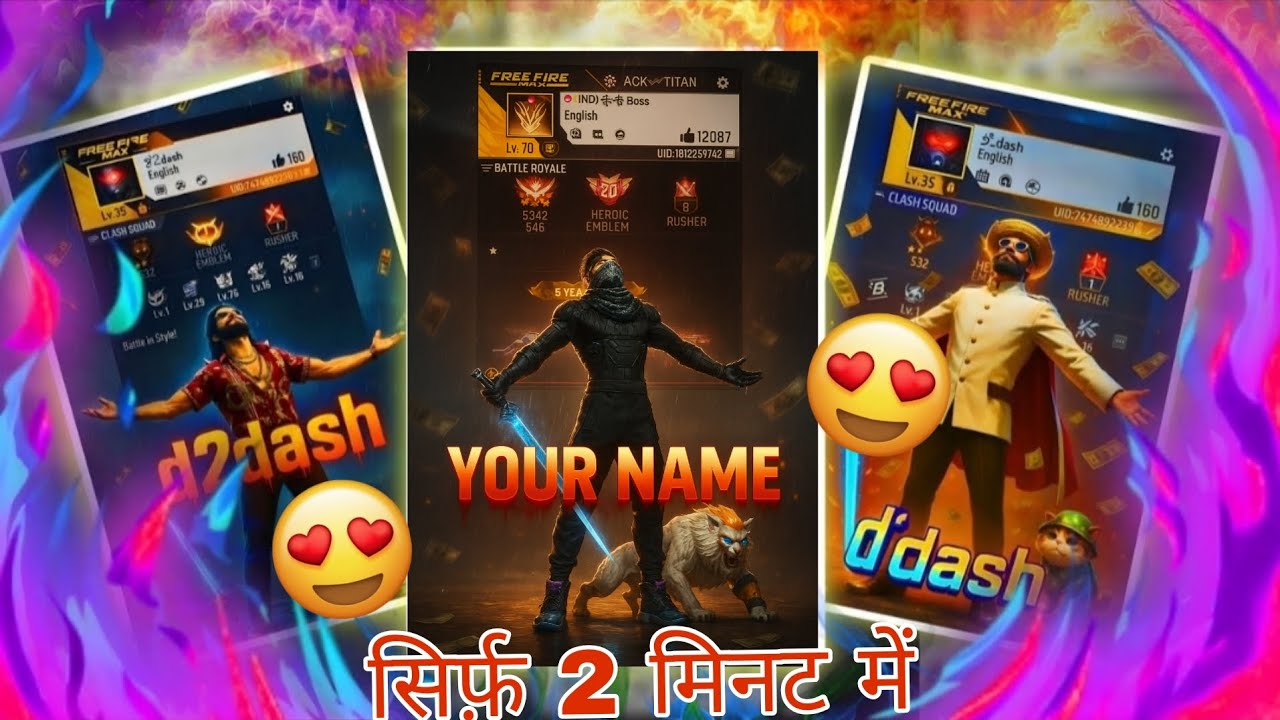 New Viral Free Fire Poster Editing 🤯 || Viral Free Fire Poster dp kaise ...