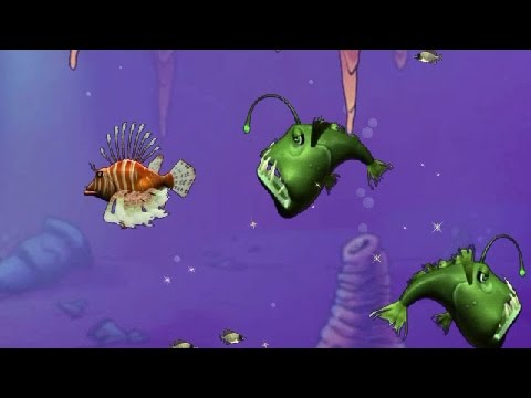 Let's play Feeding Frenzy - Part 2: Leon the Lionfish - YouTube