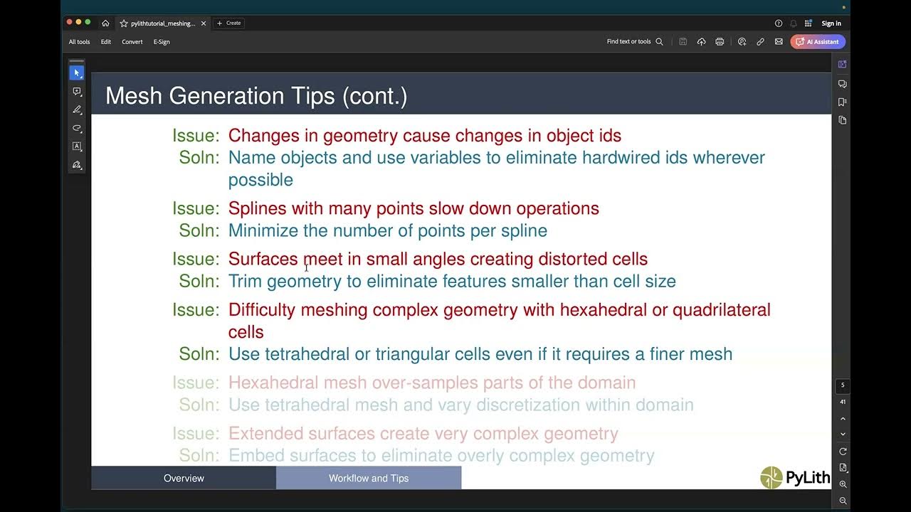 PyLith v4.1: Meshing multiple intersecting faults with Gmsh - YouTube