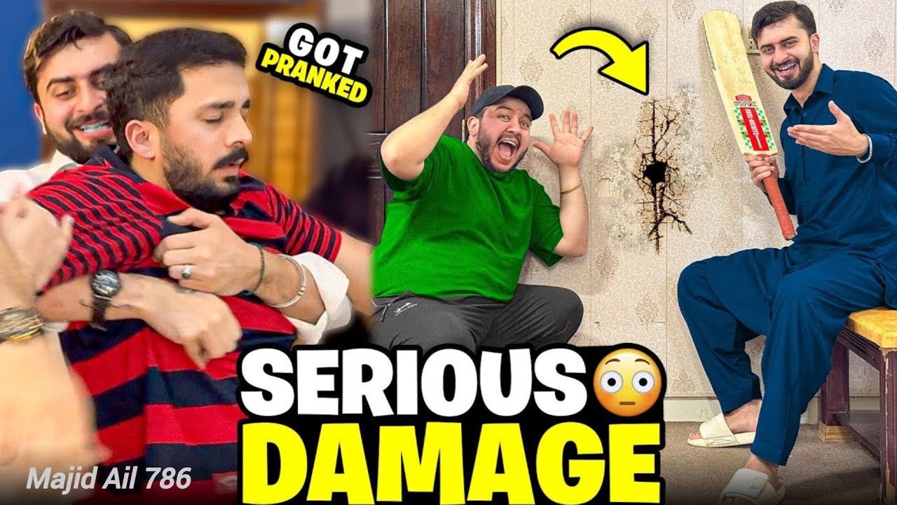 Haider pranked me just like others😭Shazi ka Ghar Tabah ho gya😳||Majid ...