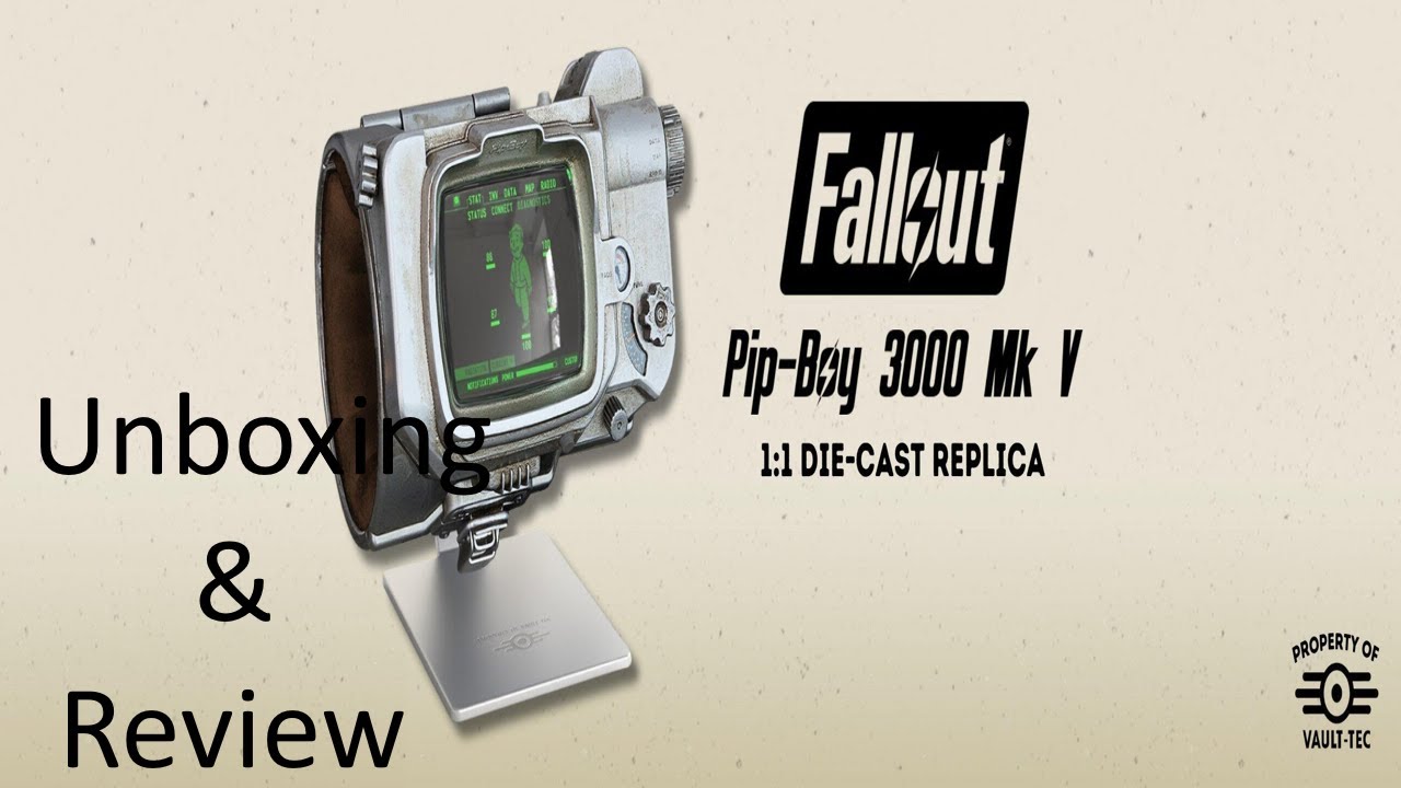 Fallout Pip-Boy 3000 Mk V Unboxing & Review!!!! - YouTube