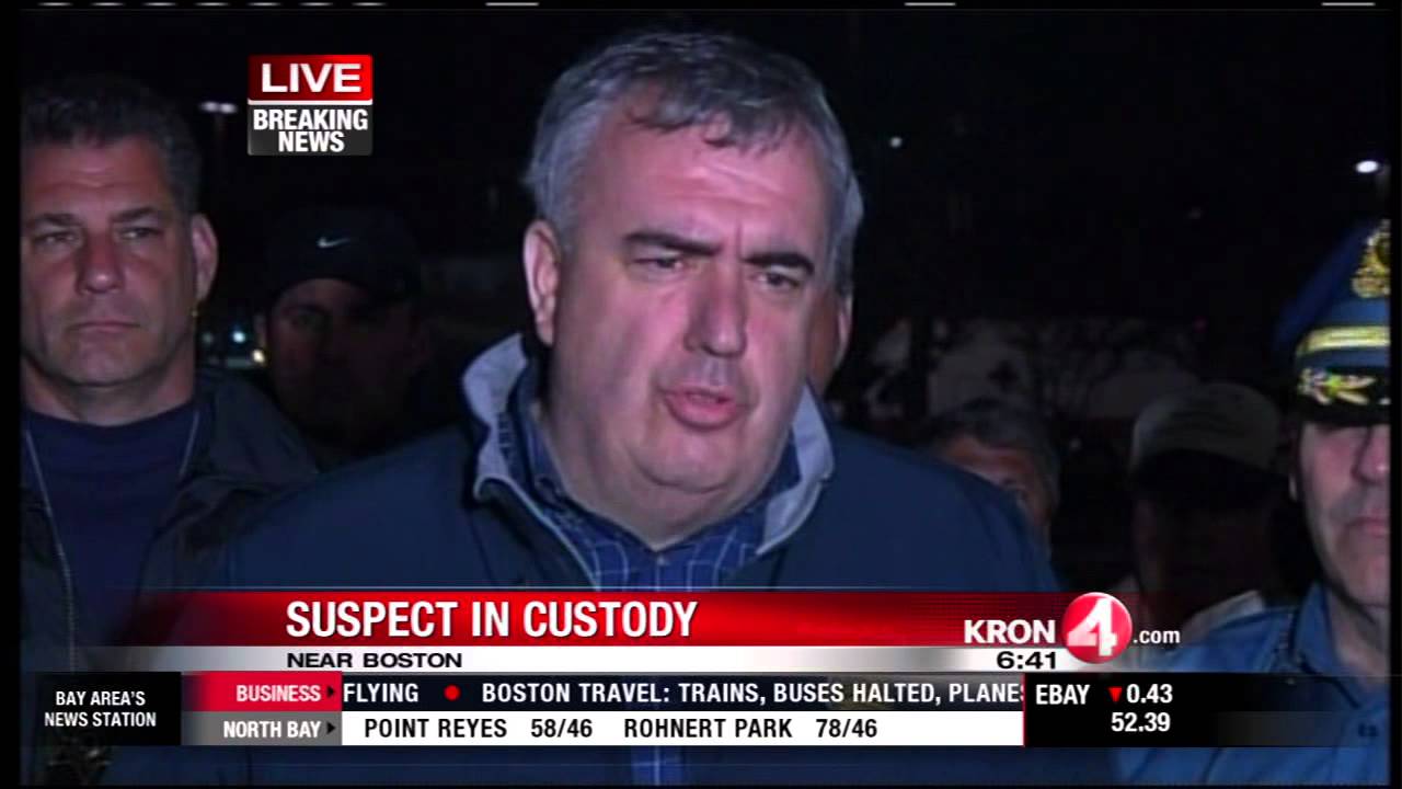 Raw Video - News Conference Announcing Capture of Boston Marathon ...