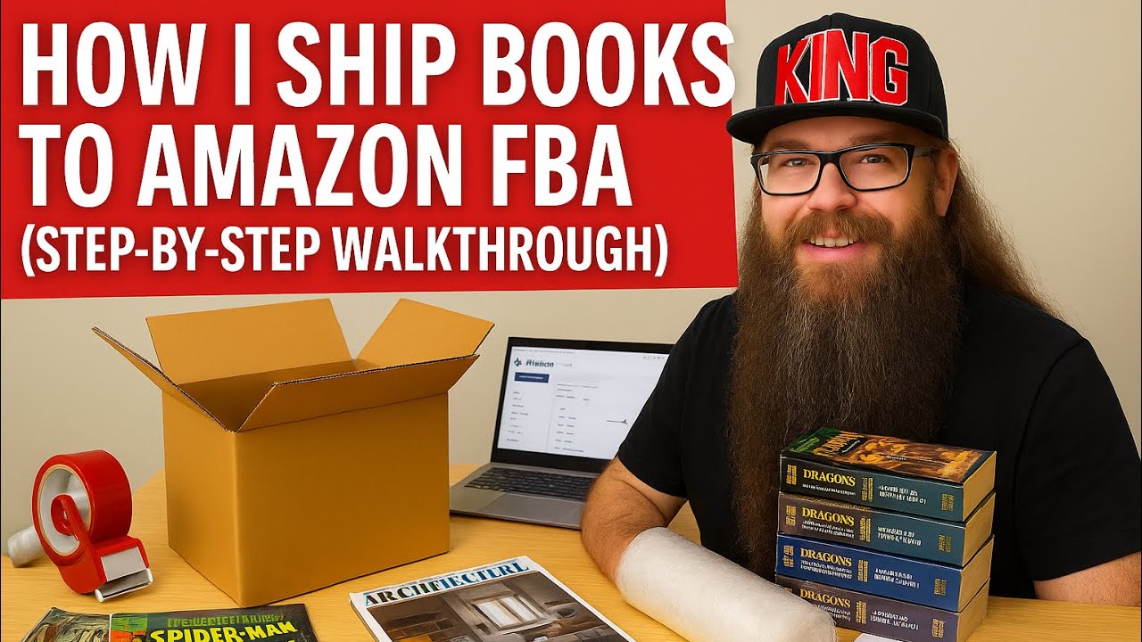 How I Ship Books to Amazon FBA (step-by-step walkthrough) - YouTube
