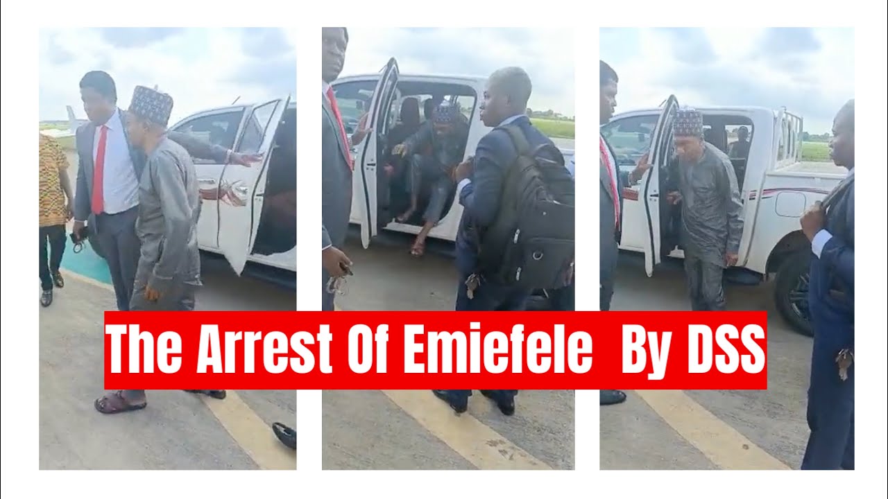 The Arrest Of CBN Governor, Godwin Emiefele Caught On Camera - YouTube