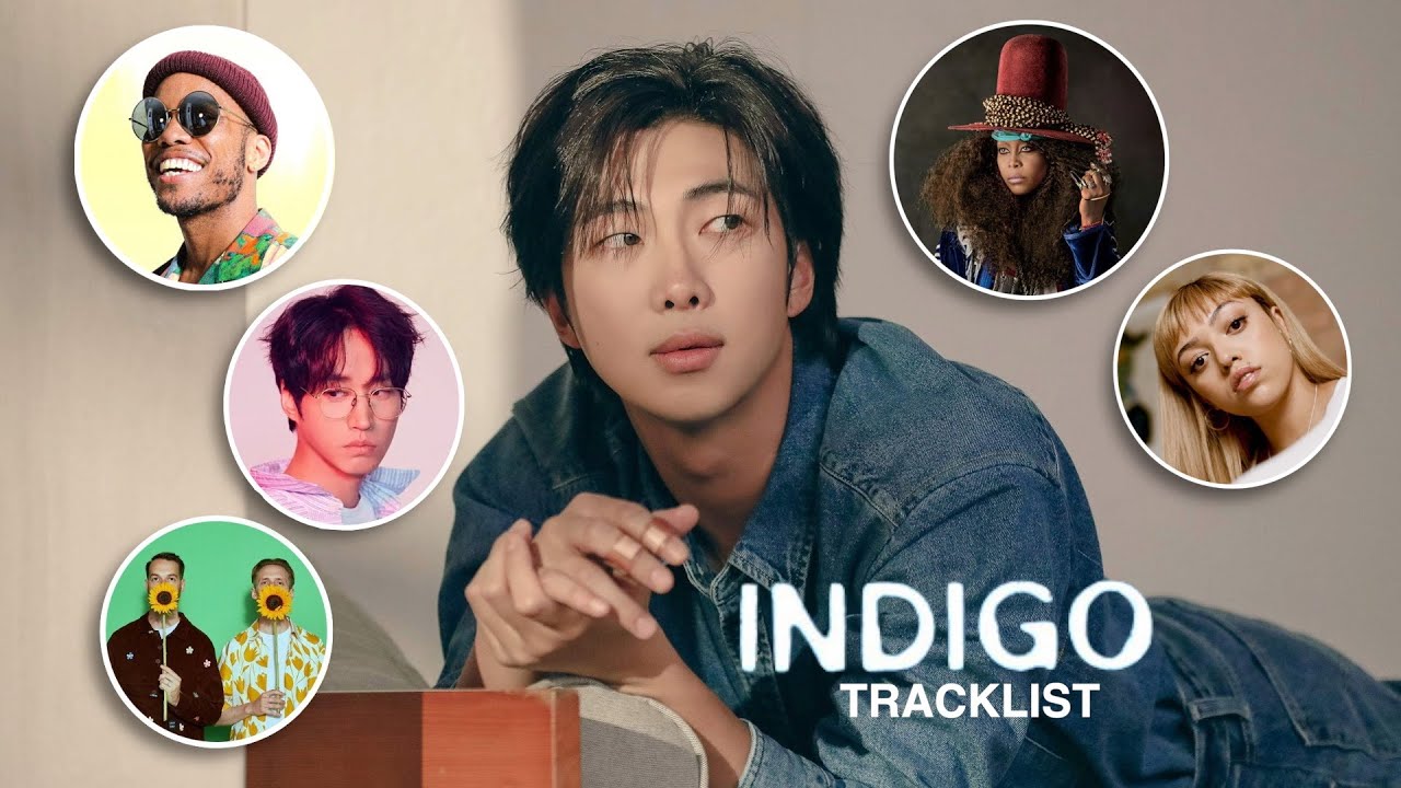 COLLABS! RM INDIGO TRACKLIST! Erykah Badu, Anderson Paak (Silk Sonic ...
