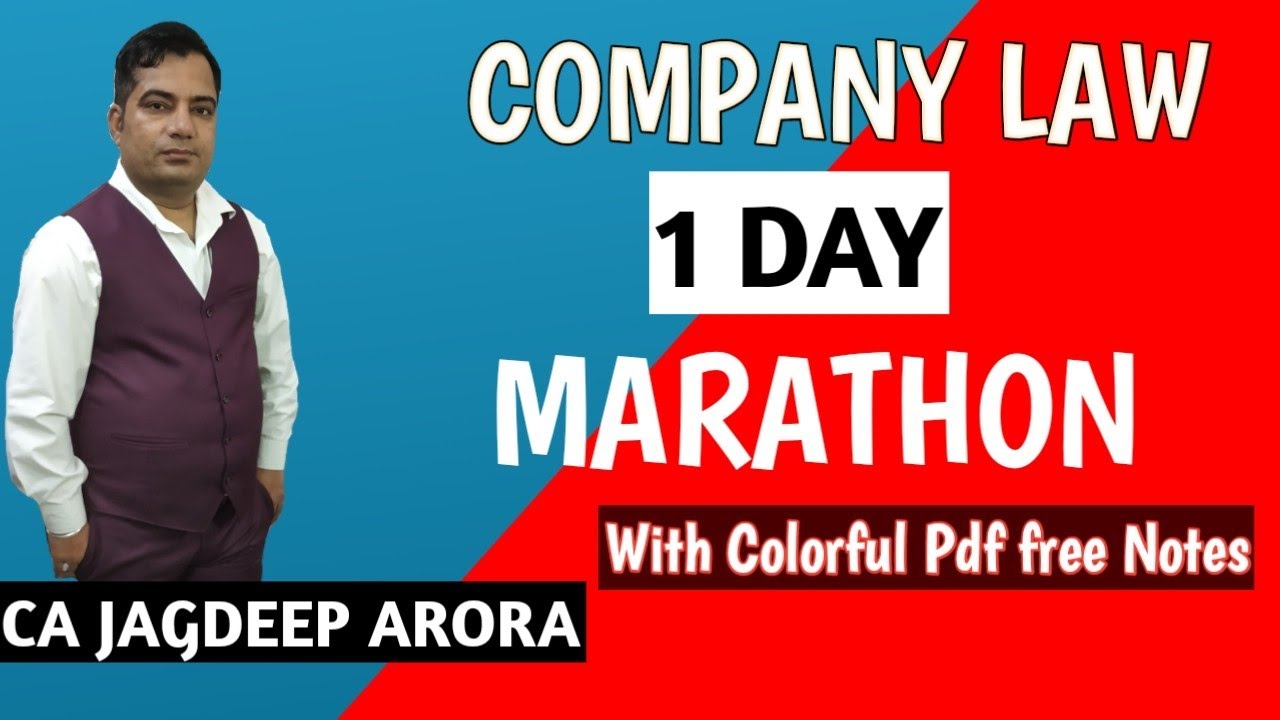 Company Law Marathon For CS Executive CS Executive Best Video company-law-marathon-for-cs-executive-cs-executive-best-video