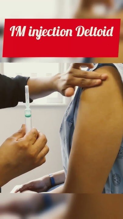 Intramuscular Injection Technique - YouTube