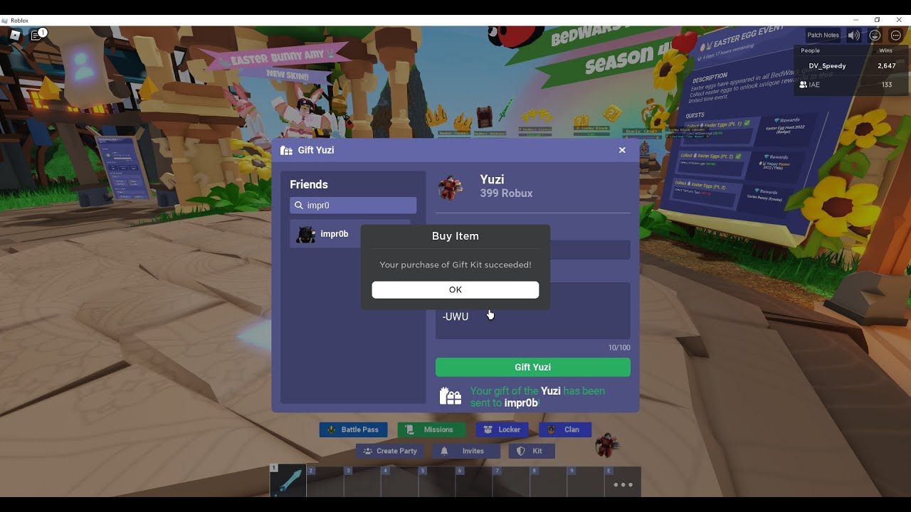 How To Get The Season 5 Battlepass For Free In Roblox Bedwars Youtube