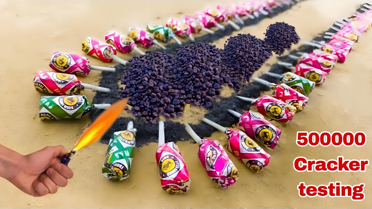 1000000 Testing Crackers With Roll Caps || Cracker Video Testing 2024 ...