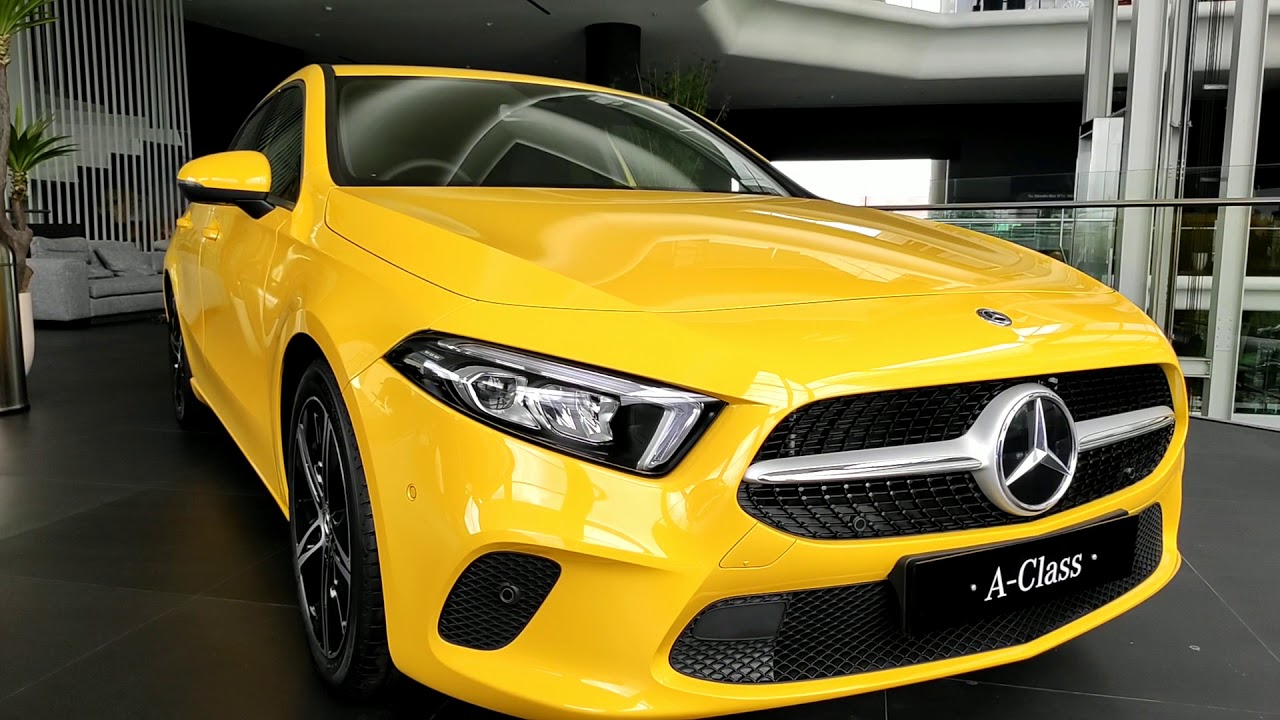 Mercedes-Benz A 200 Progressive Line (SUN YELLOW) - YouTube