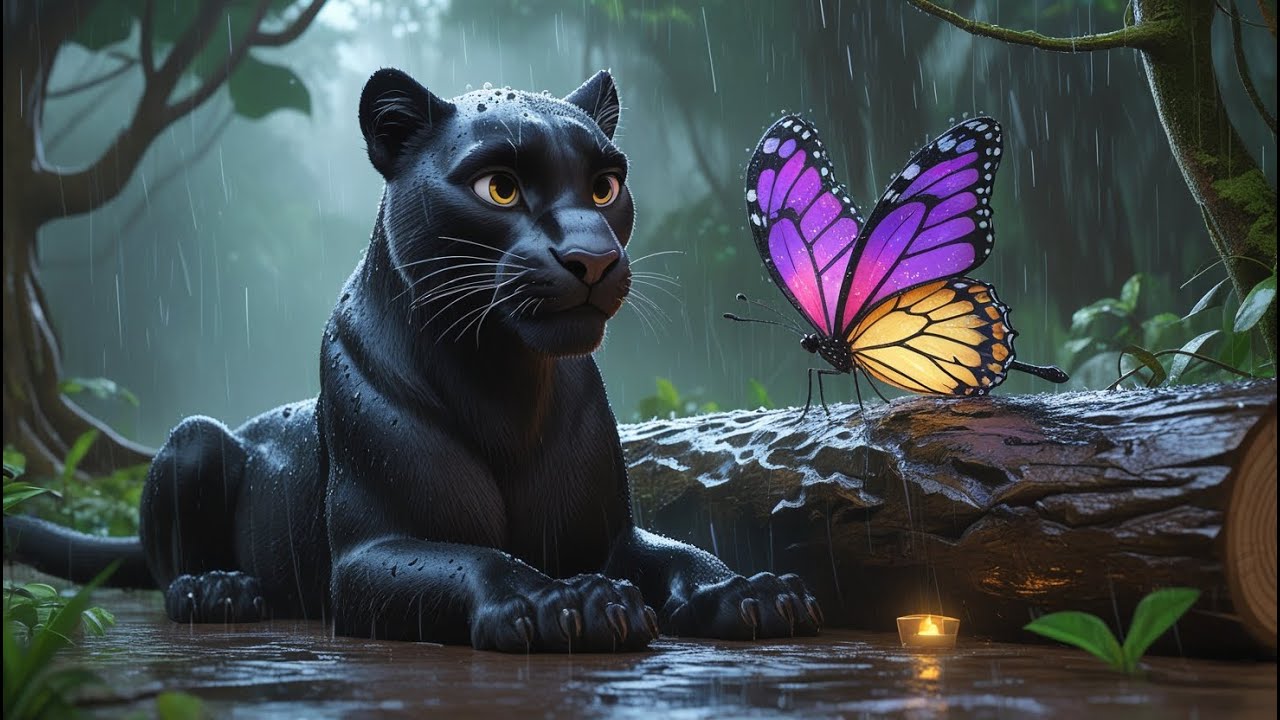 Panther ki Chhoti Dost | Luma the Butterfly || Moral Motion #butterfly #panther #hindistories # ...