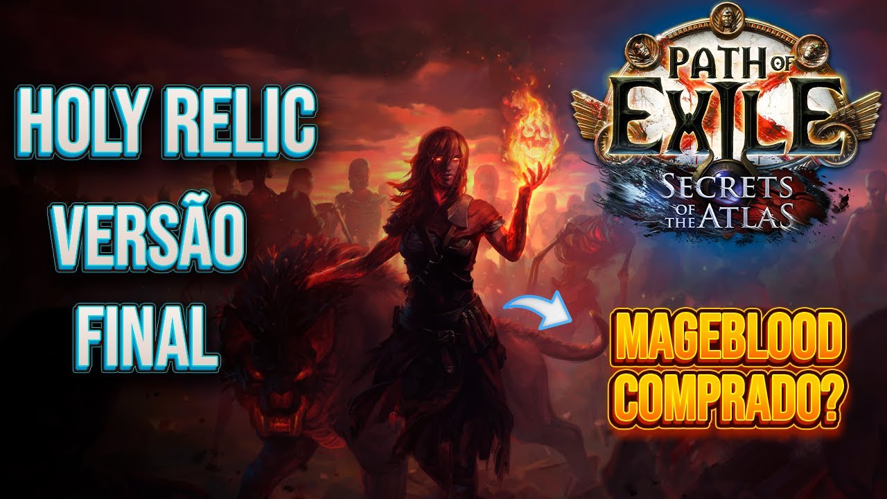 VERSÃO FINAL DA BUILD HOLY RELIC OF CONVICTION | Path of Exile - YouTube