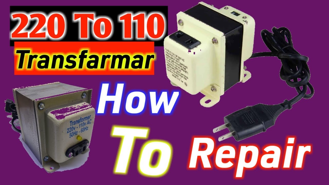 How To Repair Of AC 110V Transformer| moontech544 - YouTube