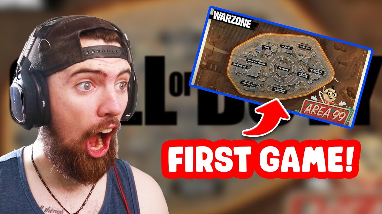 Our first Warzone game on Area 99! - YouTube