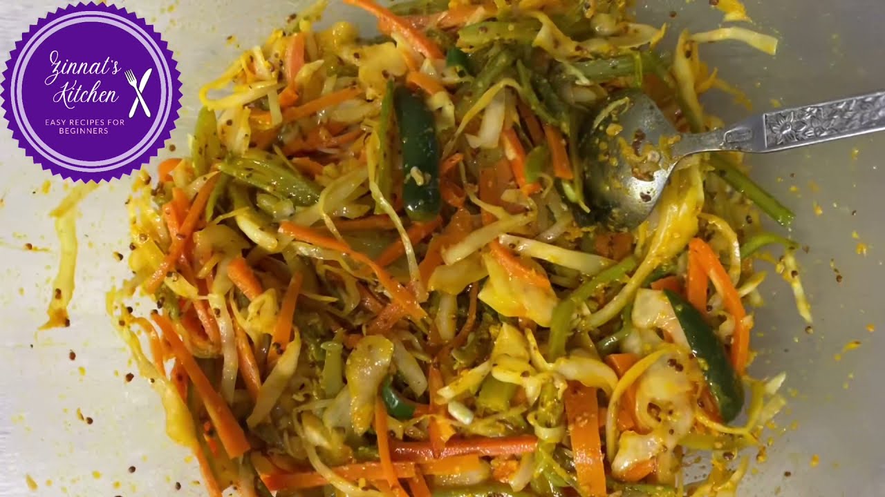 Zassar legume / veg pickle 🇲🇺🇬🇧 - YouTube